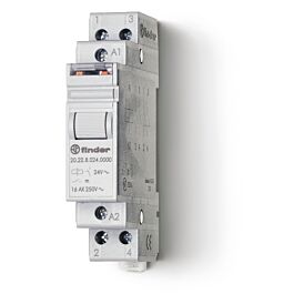 IMPULSRELAIS 24VDC 2M 16A SERIE 20 1MOD-FINDER